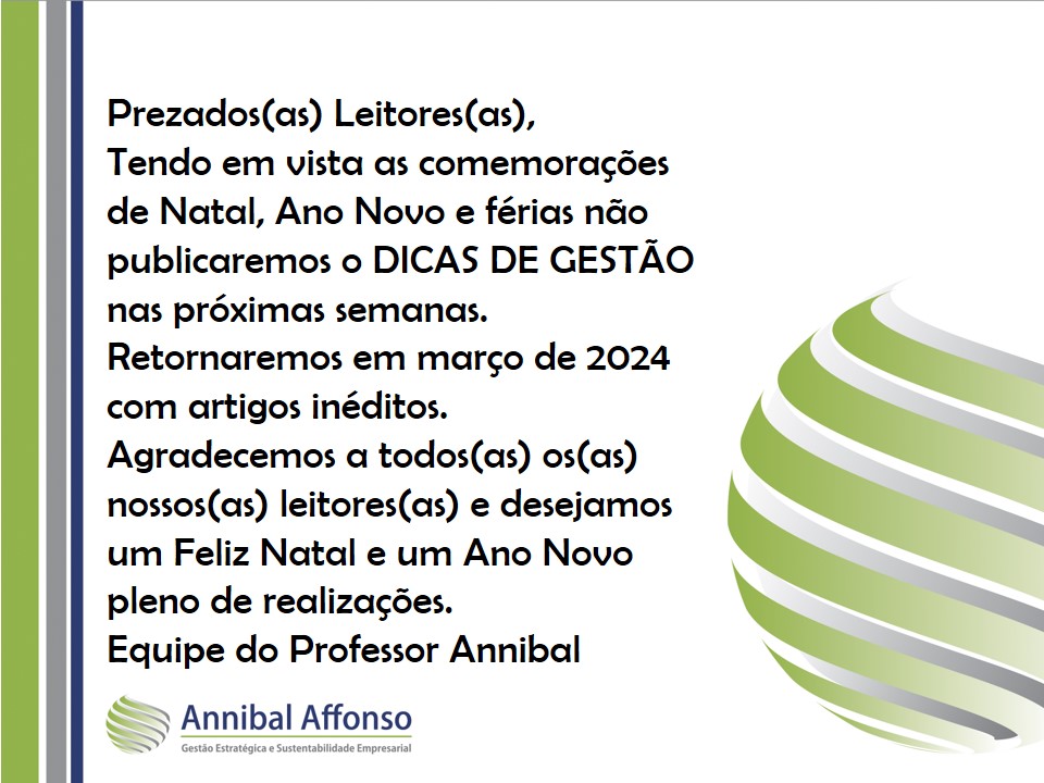 Prezados(as) Leitores(as) | Professor Annibal